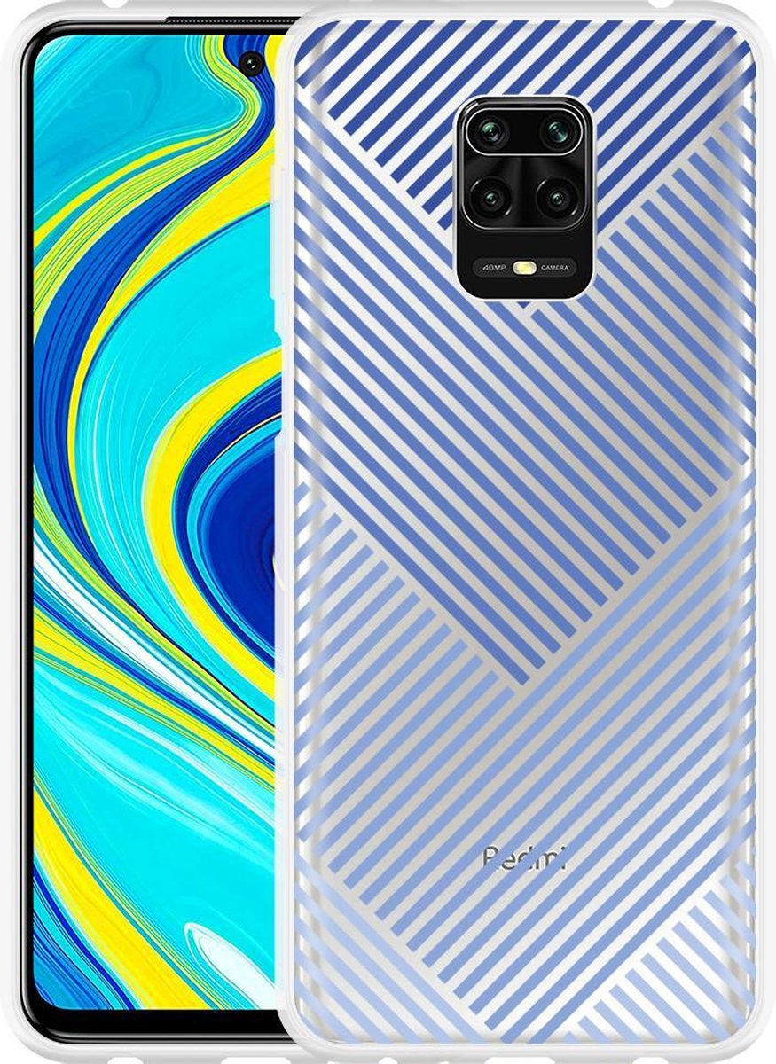 Xiaomi Redmi Note 9 Pro Case Art Lines | bol.com