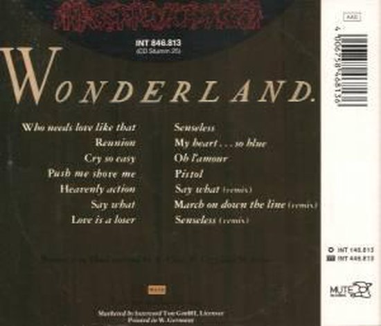 Erasure - Wonderland, Erasure | CD (album) | Muziek | bol.com