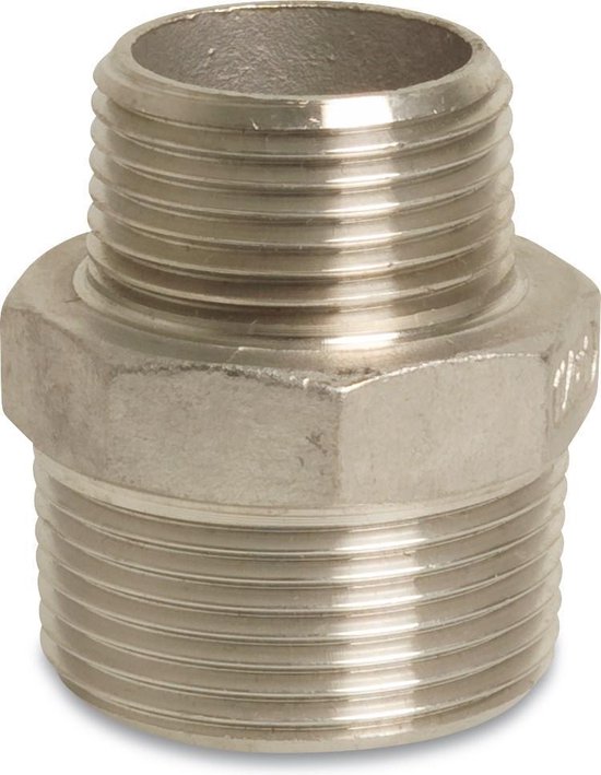 Profec Nr. 245 Verloopnippel RVS 316 1/2" x 1/8" buitendraad | bol