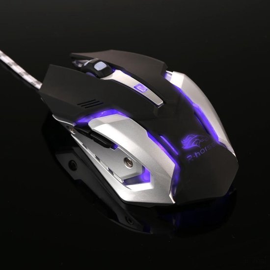 R-horse Muis met kabel FC-1930 Gaming Mouse Gamer Bedrade voor notebook ...