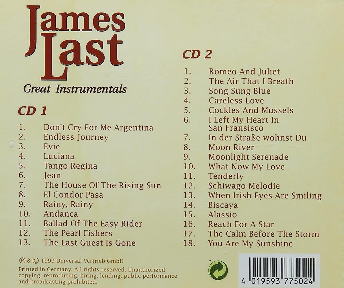 Great Instrumentals, James Last | CD (album) | Muziek | bol.com