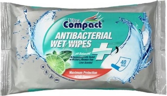 Antibacteriële vochtige doekjes 40 stuks | bol
