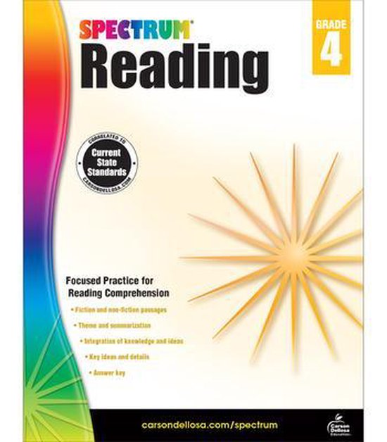 Spectrum Reading Workbook, Grade 4 | 9781483812175 | Boeken | bol.com