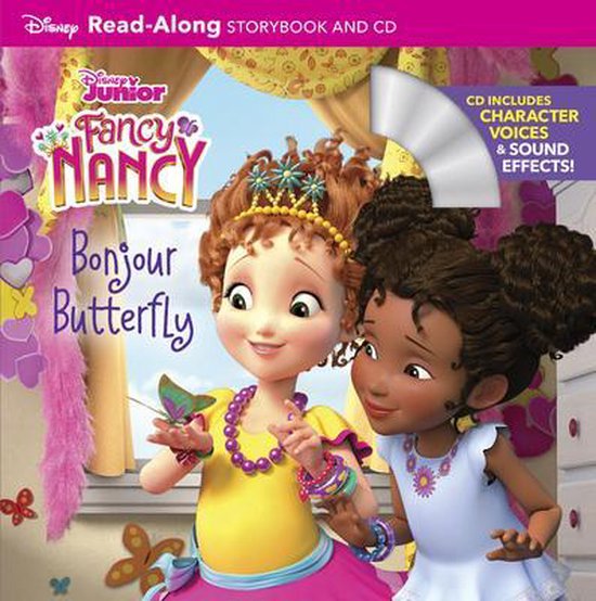 Fancy Nancy ReadAlong Storybook and CD Bonjour Butterfly, Disney Books ...