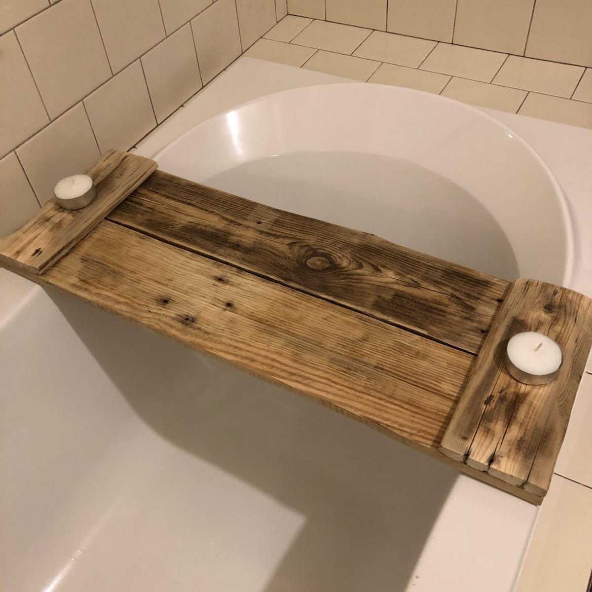 Landelijke bad plank 80 cm breed! | laptop / Tablet / Ipad plank voor ...