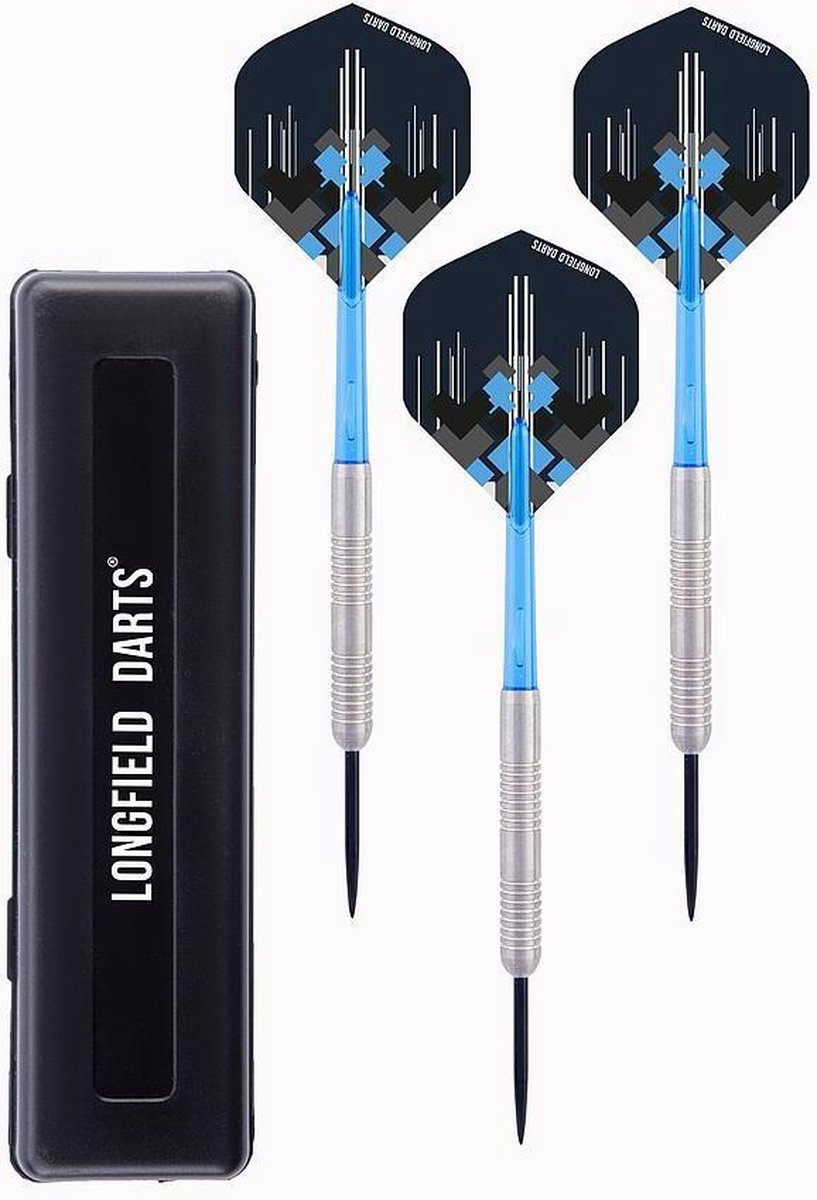 LONGFIELD STEEL TIP DARTS IN NICKEL TUNGSTEN 80% - 22 GRAM | bol.com