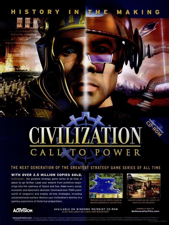 Civilisation Call to Power (1999) - Big Box /MAC | Games | bol