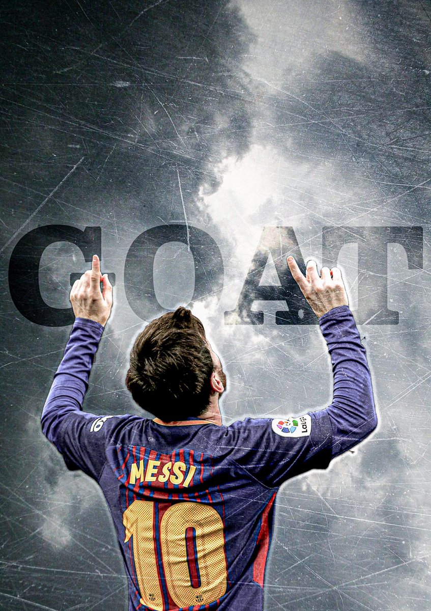 Poster - Messi - Goat - Barcelona - A3 - voetbal - jongenskamer | bol.com