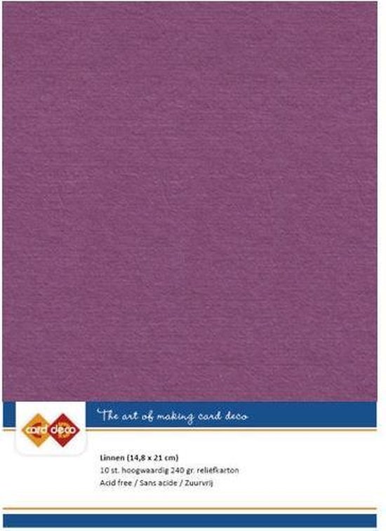 Linen Cardstock - A5 - Azalea Pink | bol