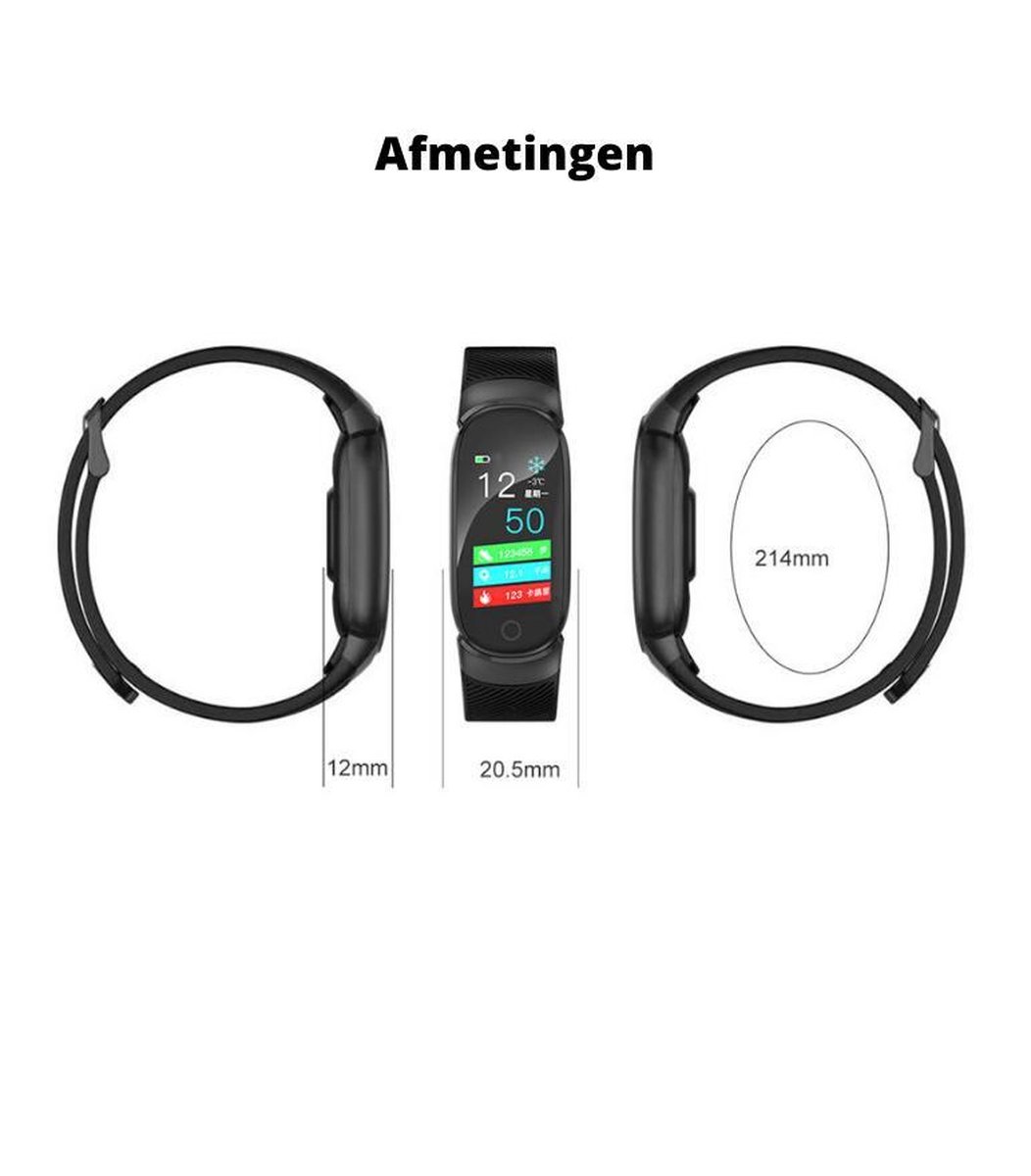 SAMMIT® Activity Tracker Met Stappenteller En Hartslagmeter ...