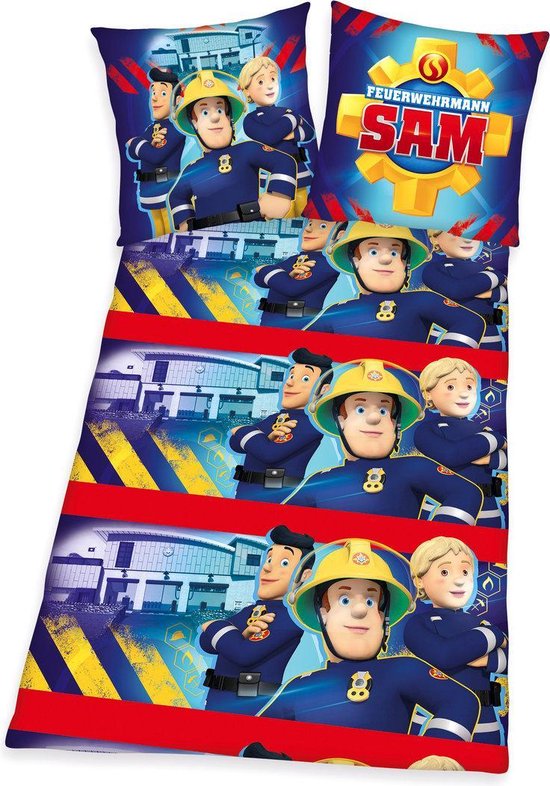 Dekbedovertrek Fireman Sam – 1-Persoons - Kinderdekbedovertrek – 135 ...