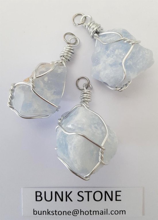 Blauwe Calciet - 100% natuurlijke Edelsteen - Bunkstone - Gratis ...