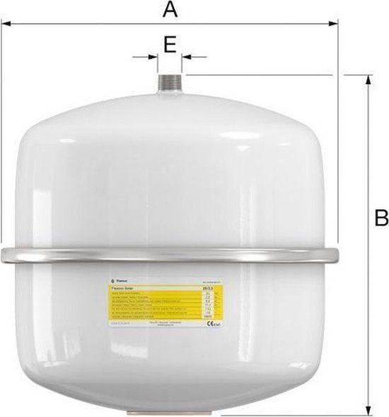 Flamco Flexcon Solar Expansievat Voor Zonne-Installaties (8 liter) | bol