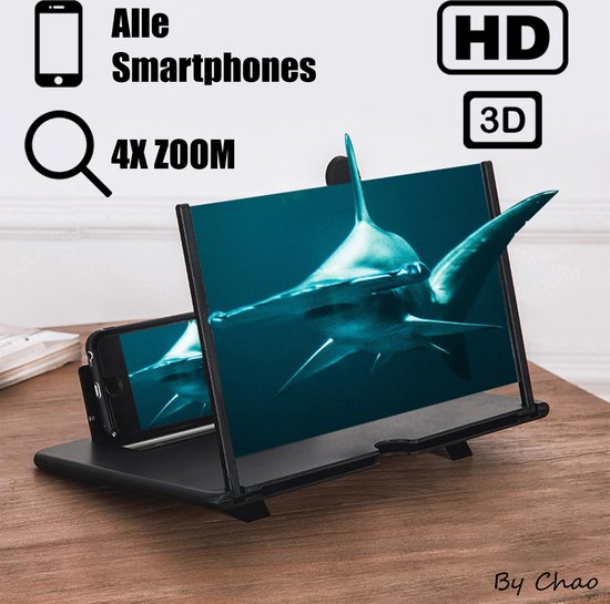 Smartphone Vergrootglas - Inklapbaar - Universeel | bol