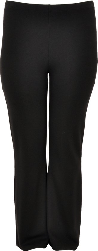 Yoek | Grote maten - dames broek bootcut-zwart | bol