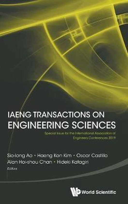 Iaeng Transactions On Engineering Sciences | 9789811215087 | Boeken ...