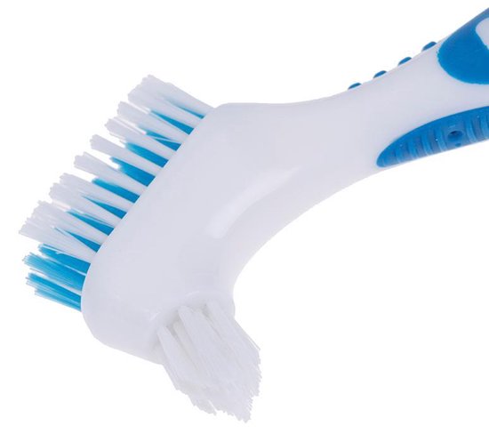 Protheseborstel - Kunstgebit borstel - Tandenborstel - Blauw 2 | bol.com