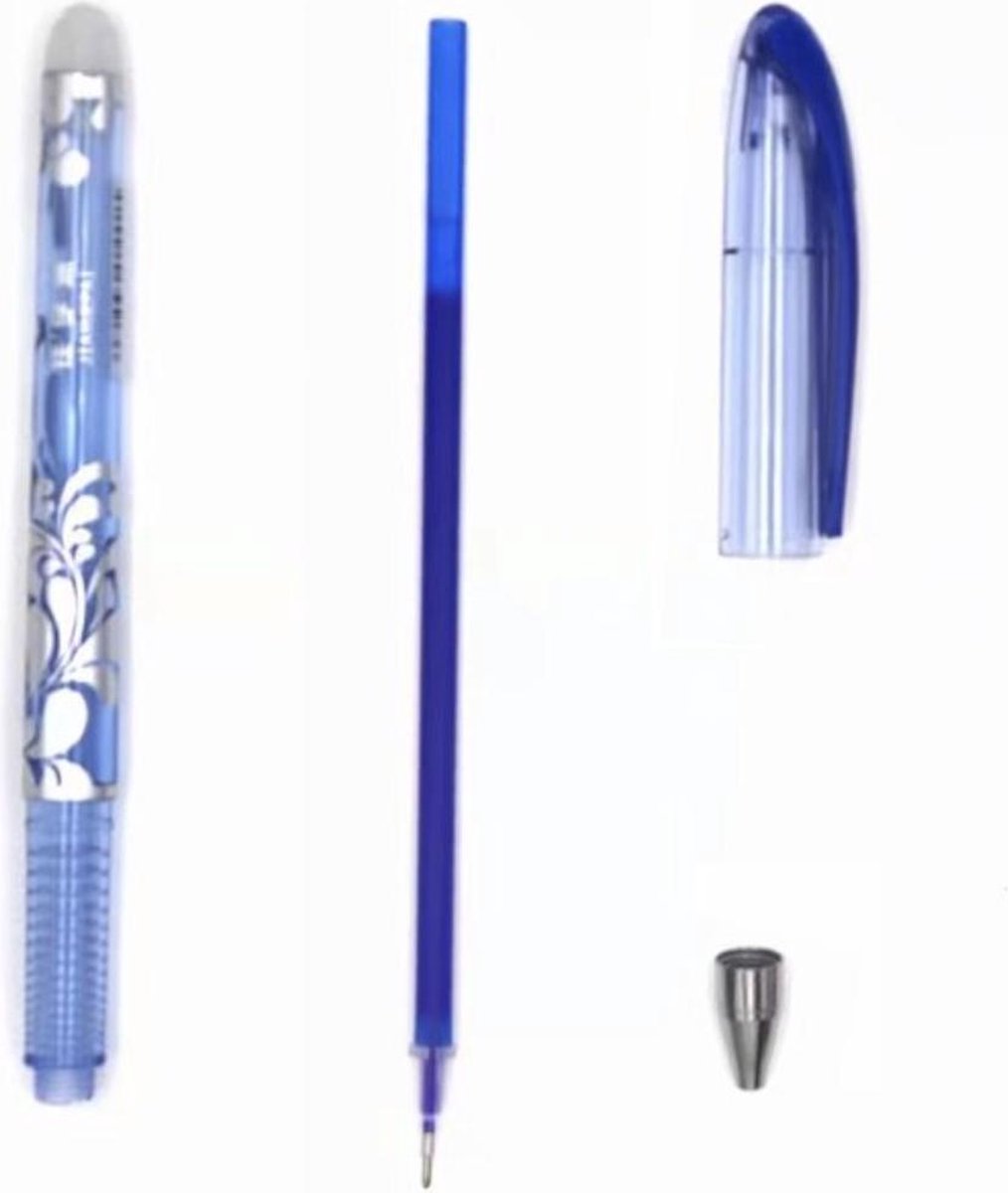 WiseGoods - Pennen Set Uitwisbaar - Balpen Inkt - Uitgumbare Pen - Gum ...