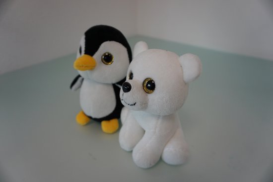 Knuffeldier set (ijsbeer + pinguïn) | bol.com