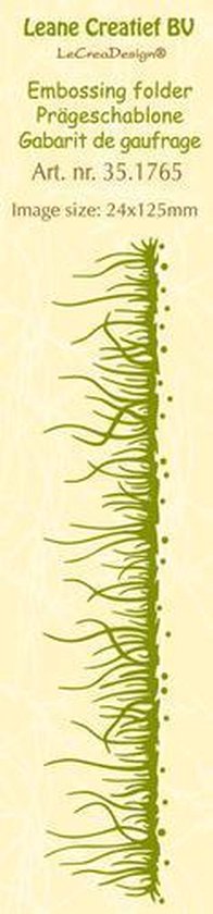 Border embossing folder Grass 24x125mm | bol