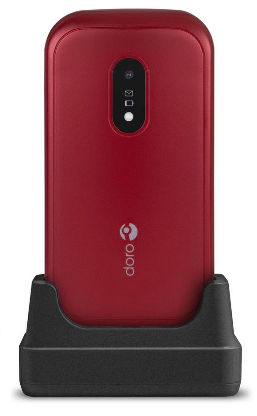 Doro 6040 Eenvoudige Klaptelefoon (Rood-Wit) | bol.com