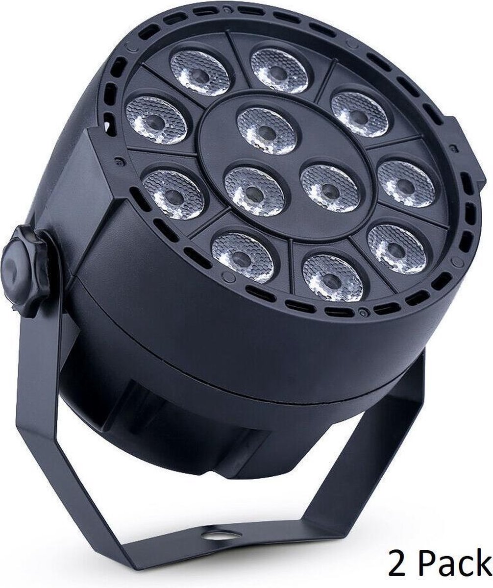 2 Pack LED mini par light - PAR projector - LED Par verlichting - Par ...
