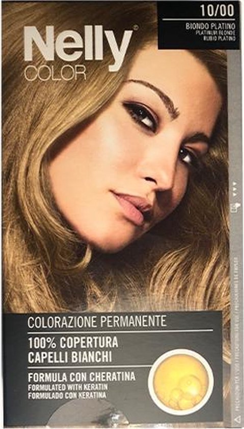 Nelly Color 10/00 Platinum Blond Hair Coloring Kit | bol