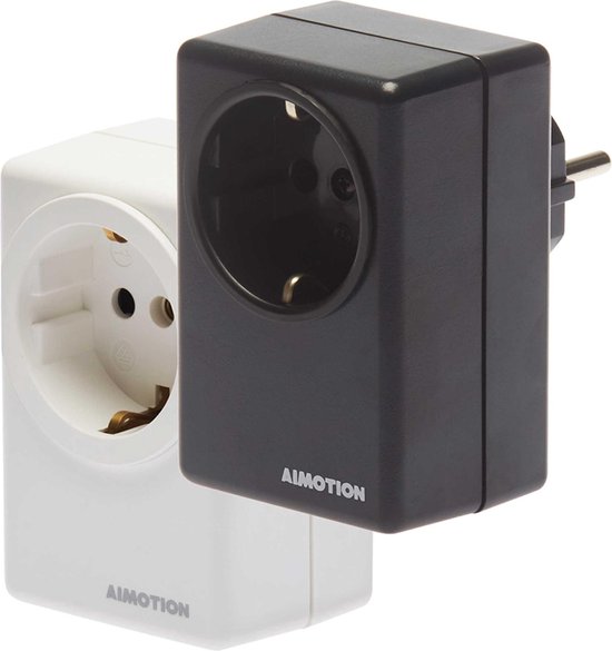 AIMOTION Bluetooth Plug & Play - Switch max 3680w Zwart & Wit (tussenstekker aan/uit... | bol