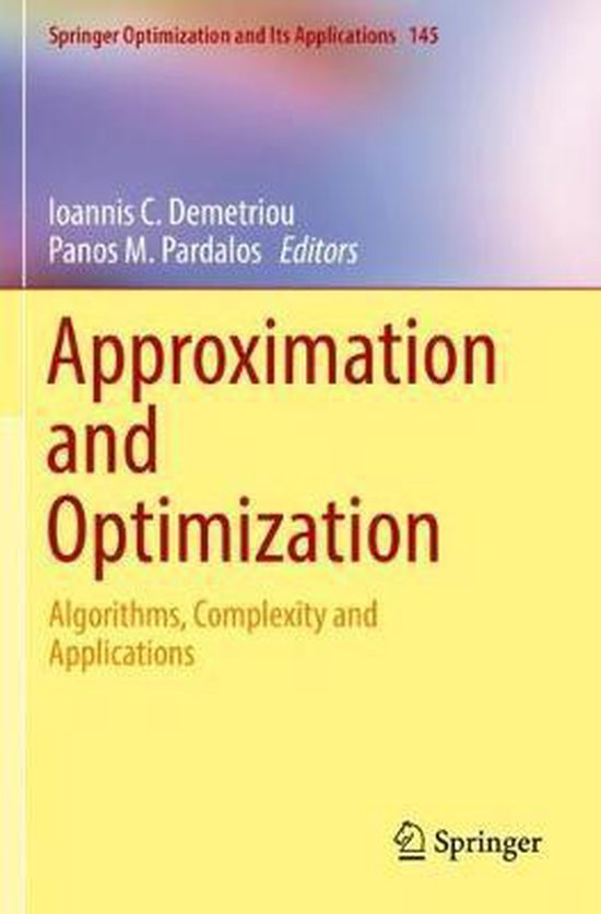 Approximation And Optimization 9783030127695 Boeken Bol