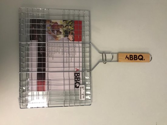 barbecue rooster. metaal. hout handvat | bol.com