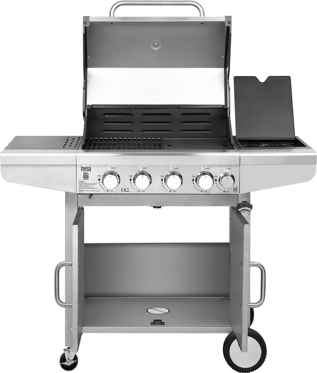Teesa TSA0096Q - Gasbarbecue BBQ 5000 Master Grill met vijf branders | bol.com