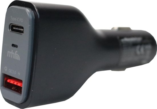 mr Handsfree Auto Oplader snelle USB & USB-C poort | bol