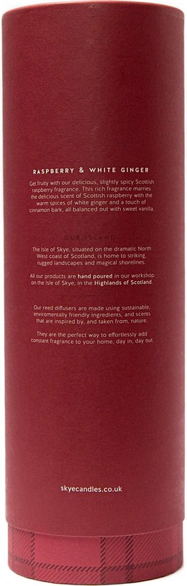 Raspberry & White Ginger Reed Diffuser | bol.com