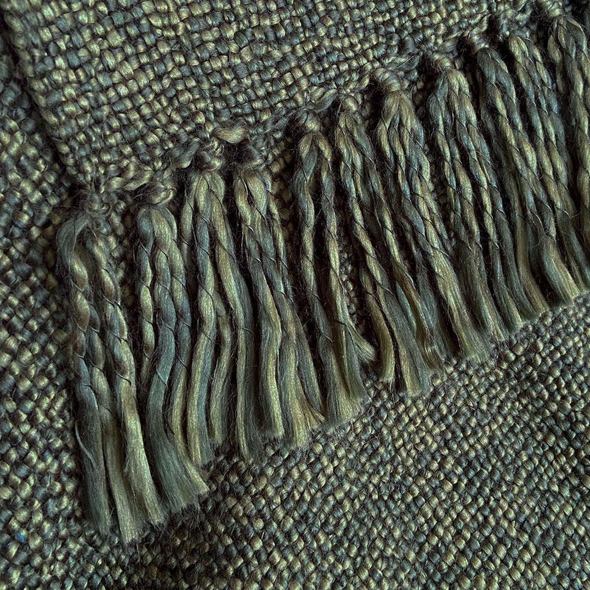 Malagoon - Marble jungle green throw | bol.com