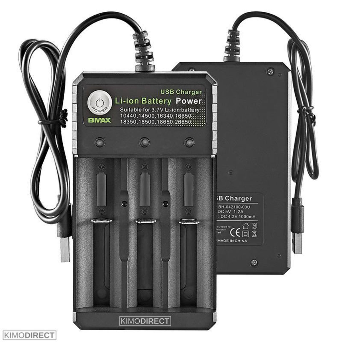 KIMO DIRECT Batterijoplader batterij lader - Universeel Power Charger ...