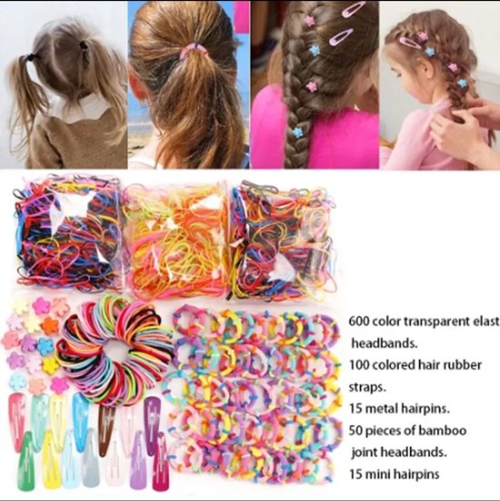 Haarclip bloem klein - Haarclips meisje / dames - Klik klak ...