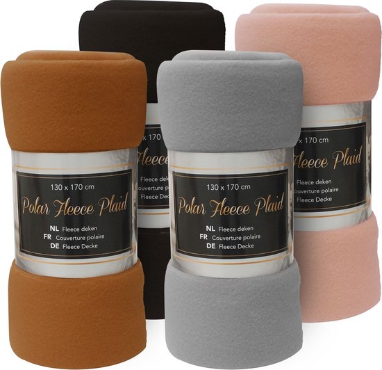 Fleece plaid 130x170cm | bol