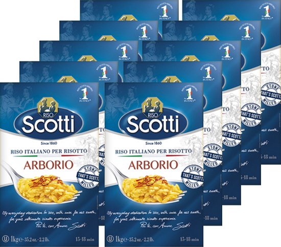 Riso Scotti - Arborio Risotto - 10x 1kg | bol