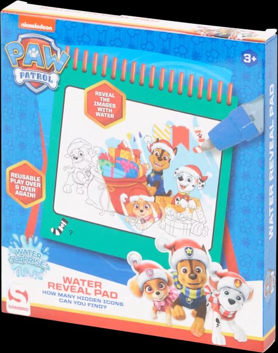 Disney Kerst Waterkleurboek - Paw Patrol | bol