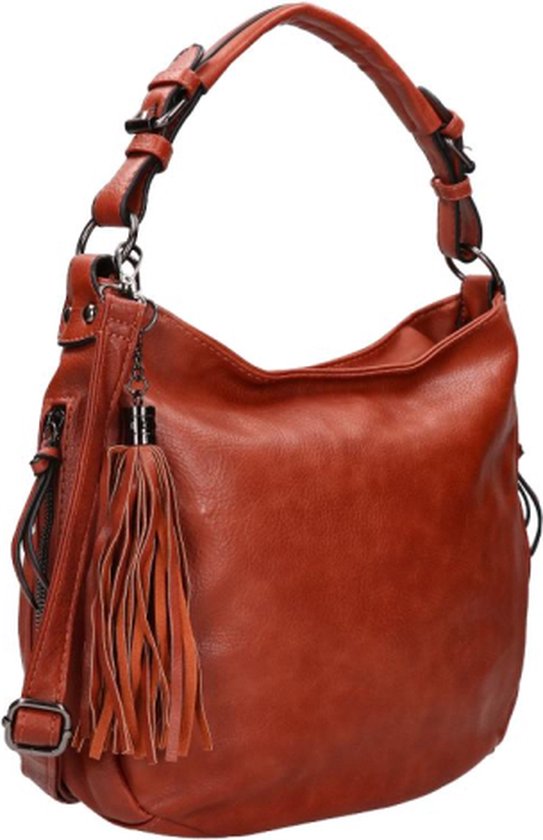 Hernan Medium Crossbodytas / Schoudertas Dames - Hobo Flos - Oranje | bol