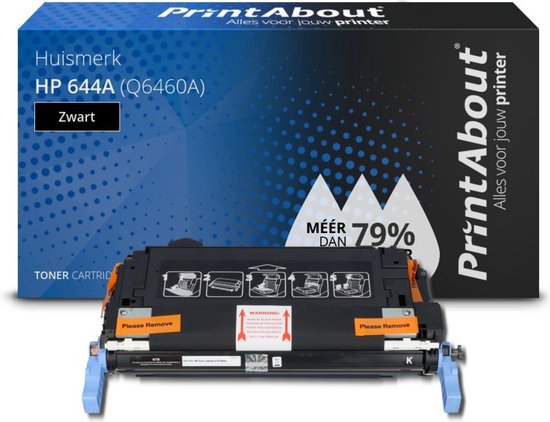 PrintAbout HP 644A (Q6460A) toner zwart | bol