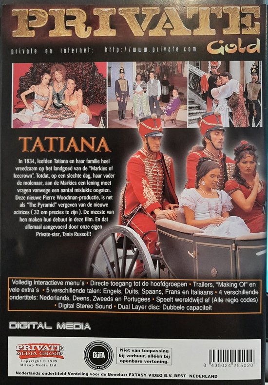 Tatiana - Private Gold - Erotiek DVD - Nederlands Ondertiteld (Dvd), Tania Russof | Dvd's | bol
