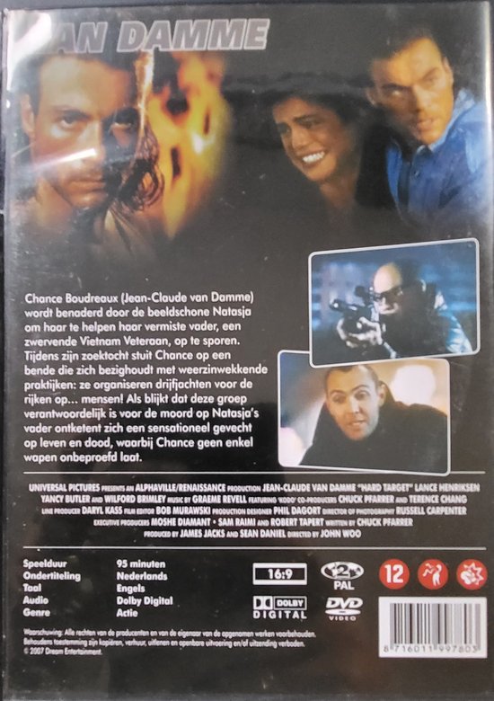 Hard Target (Dvd), JC van Damme | Dvd's | bol
