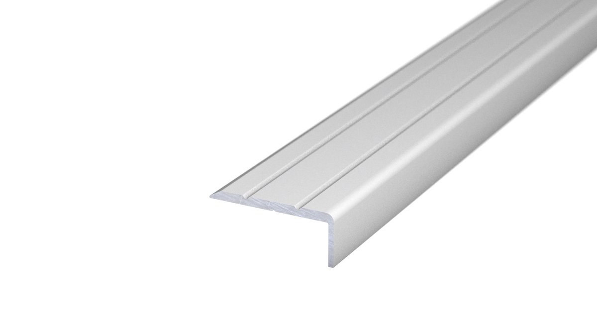 Aluminium trapprofiel zelfklevend - trapneusprofiel - trapneus - 10mm x ...