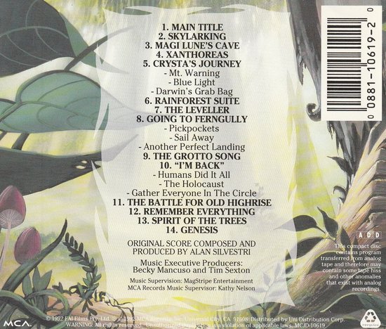 Ferngully...The Last Rainforest [Original Score & Sounds of the ...