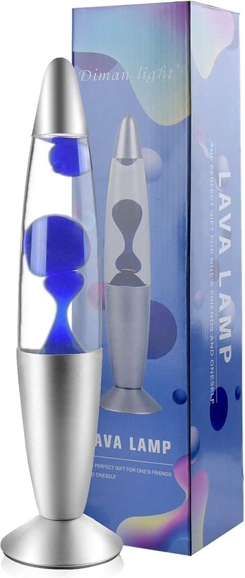 Lavalamp - Sfeerlamp - Gloeilamp - Blauw | bol