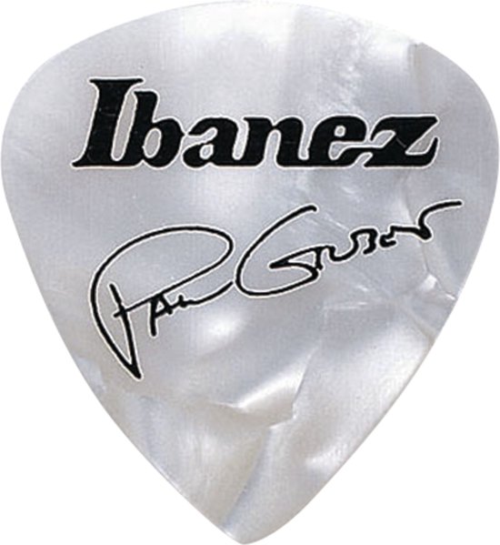 Ibanez Plektrum B1000PG-PW,6er-Set Paul Gilbert, sign.pearlwit ...