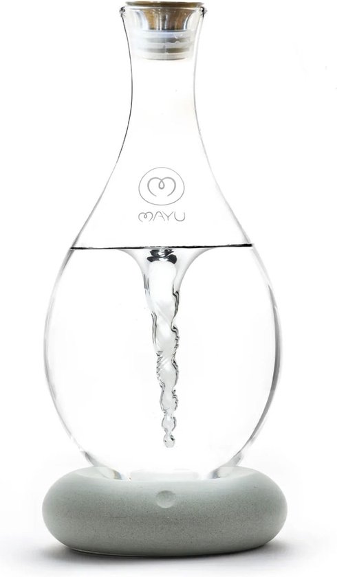 MAYU Water karaf met swirl vortex - Dolomite | bol