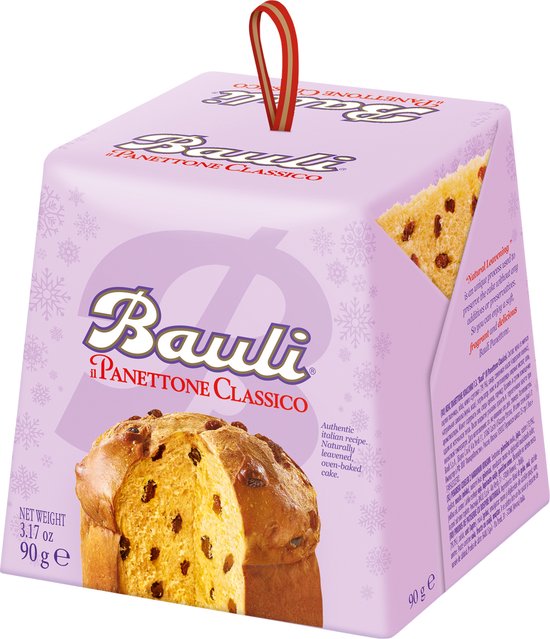 4x Mini Panettone- Classico- Bauli- 90 g- Relatiegeschenk | bol