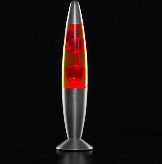 Lavalamp - Sfeerlamp - LED lamp - Rood | bol